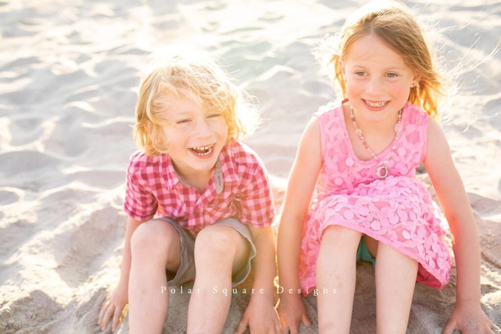 The Desimone Family | Beach Portrait | Newport, RI - Polar Square Designs
