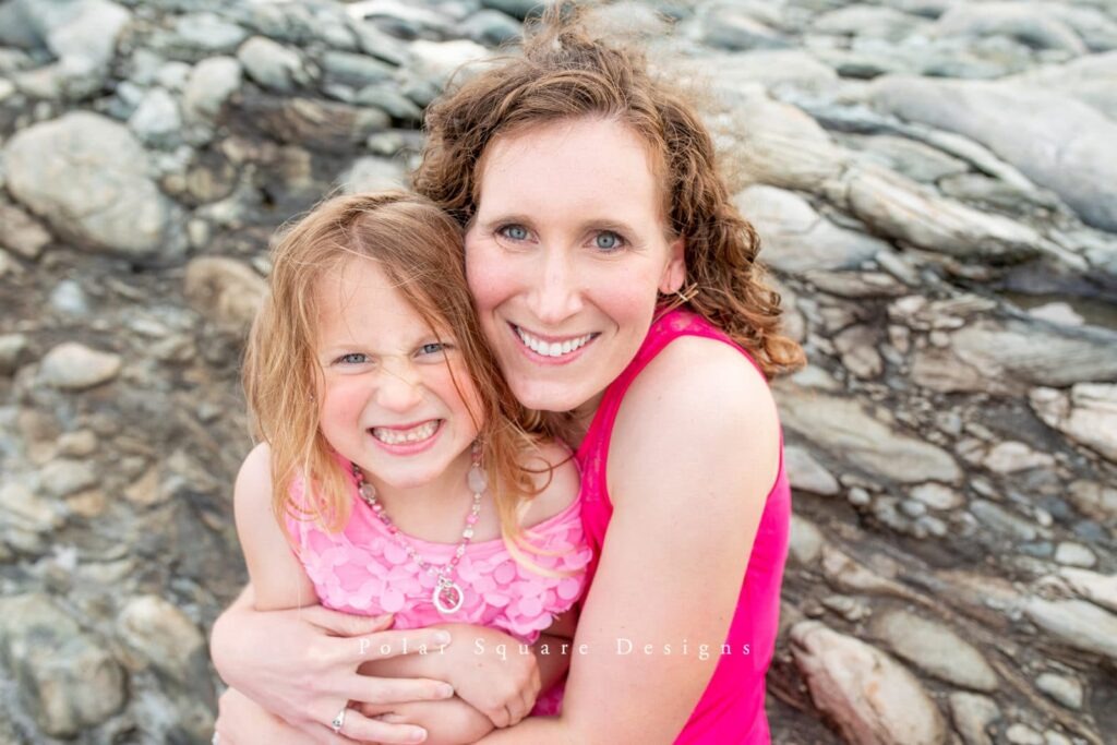 The Desimone Family | Beach Portrait | Newport, RI - Polar Square Designs