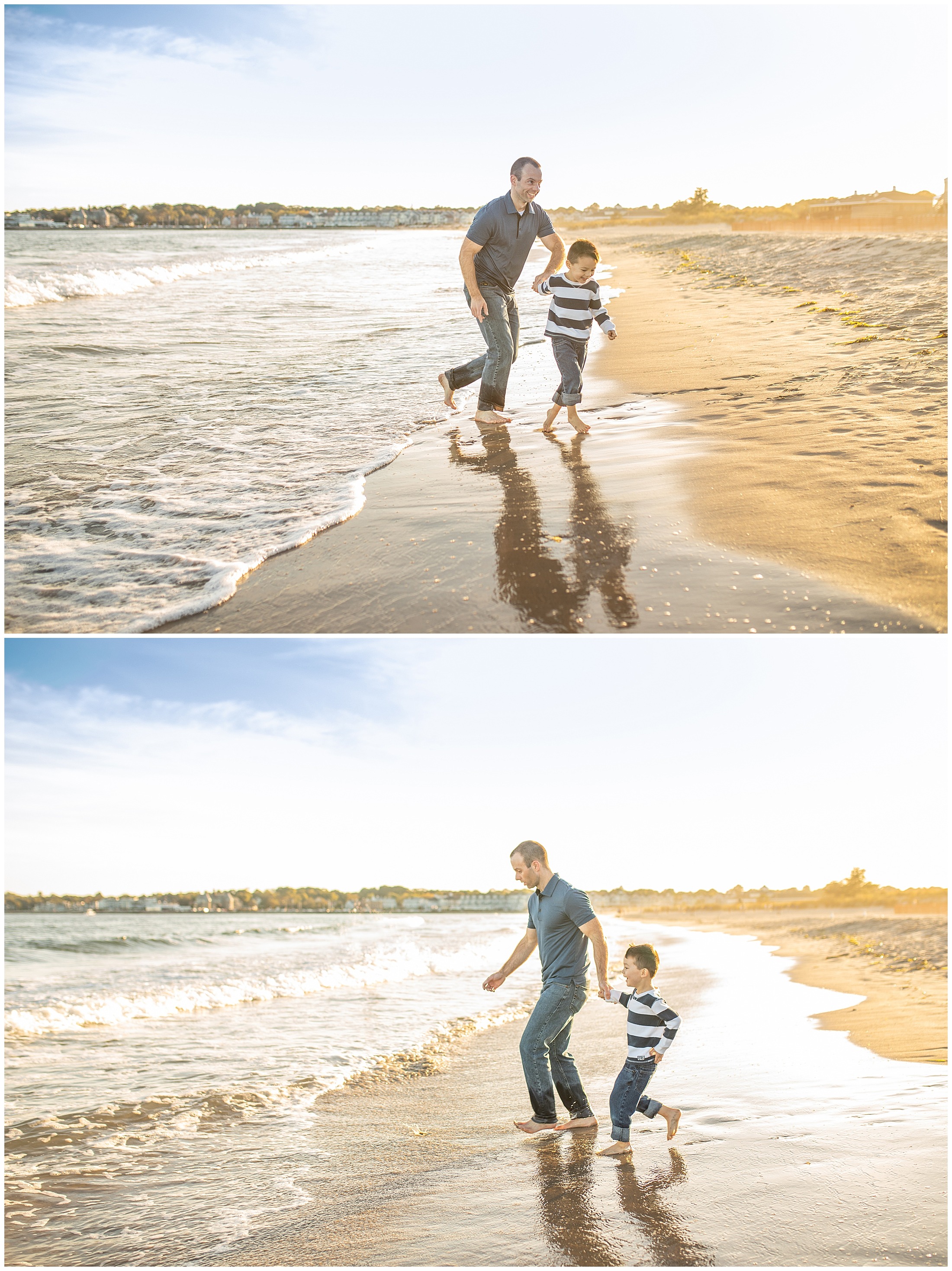 Camba-Kelsay Family | Narragansett Beach - Polar Square Designs