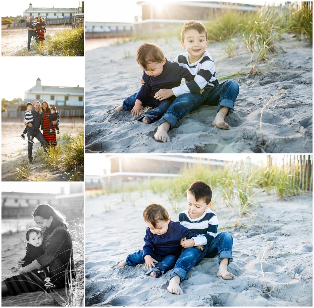 Camba-Kelsay Family | Narragansett Beach - Polar Square Designs