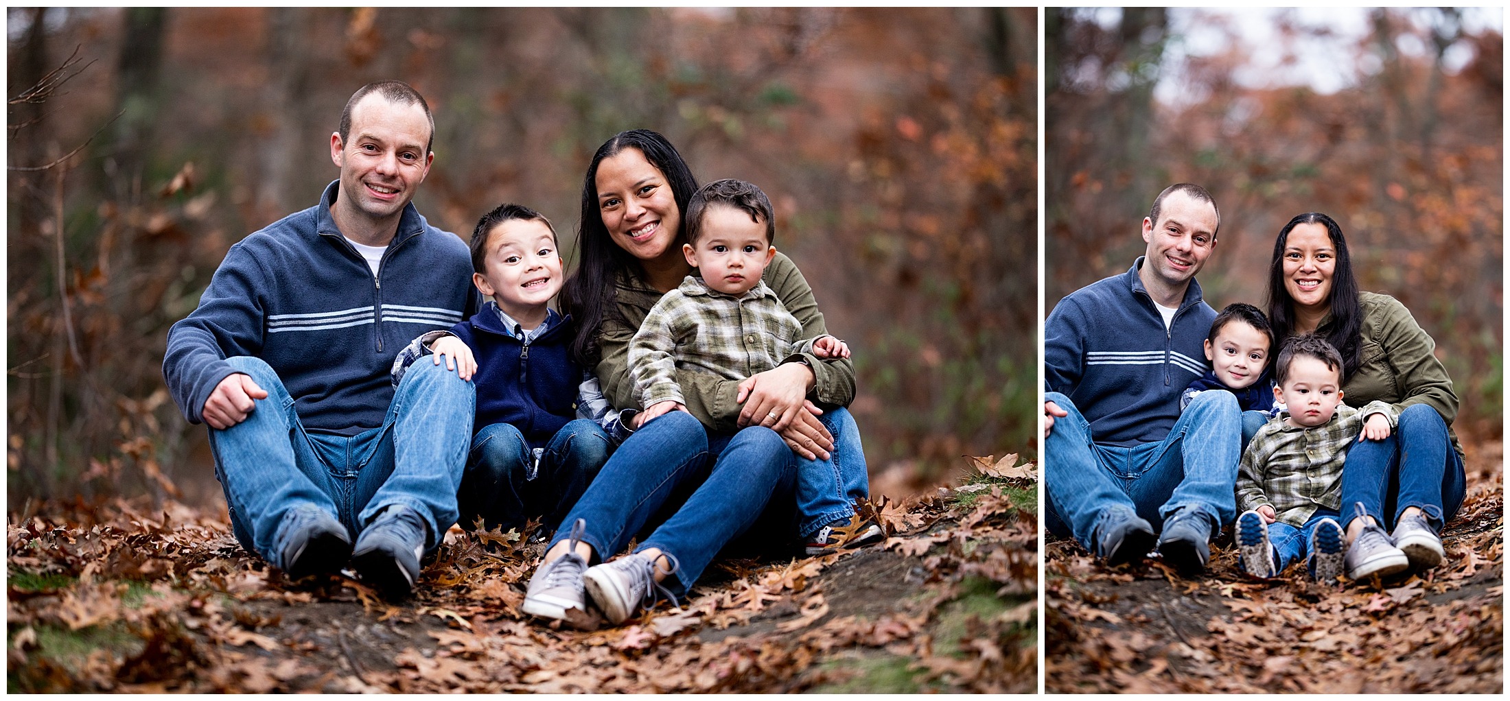 Camba-Kelsay Family | Fall Family Portraits | Ryan Park North Kingstown ...