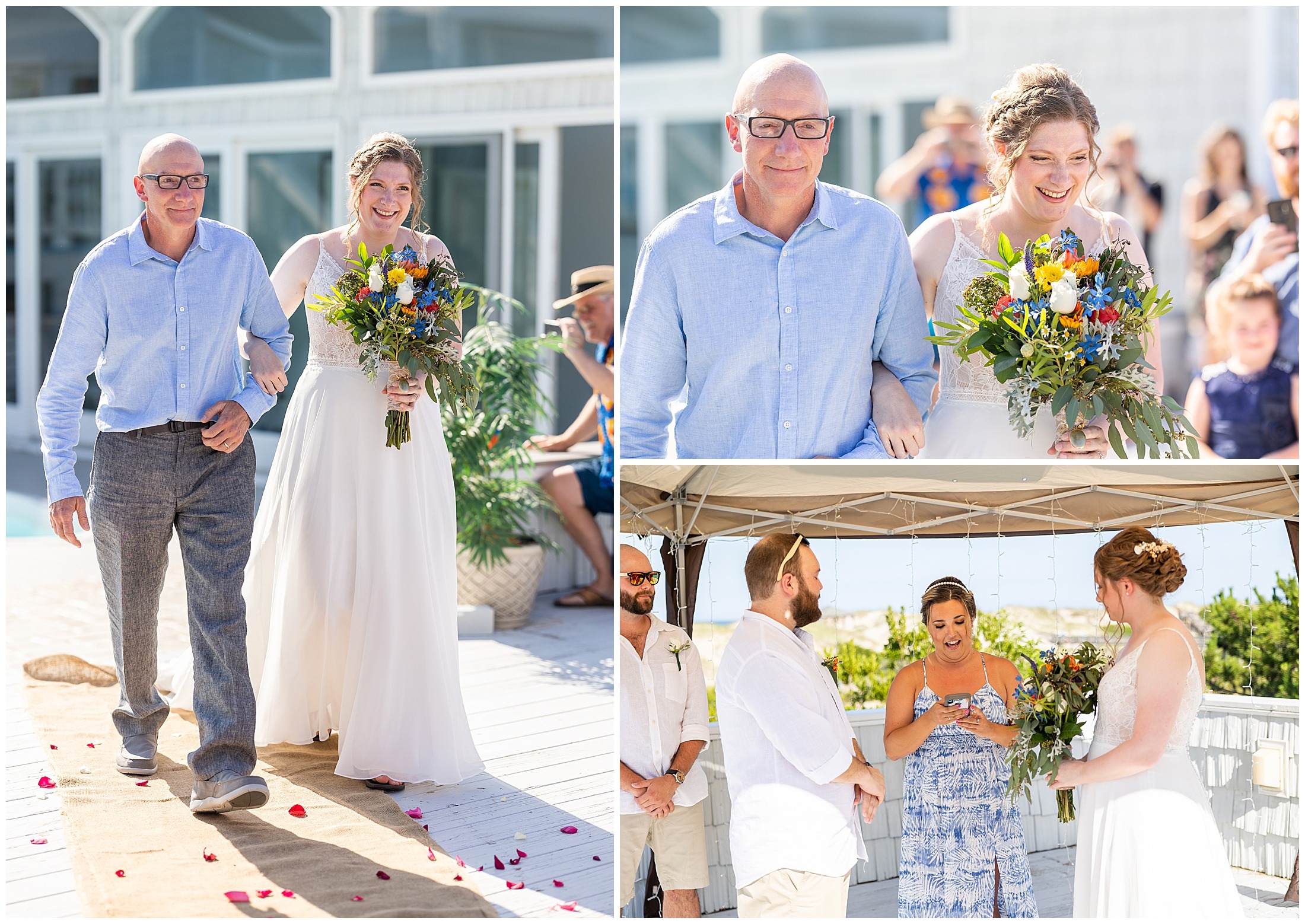 Ashley + Chris | Married | Outer Banks, NC - Polar Square Designs