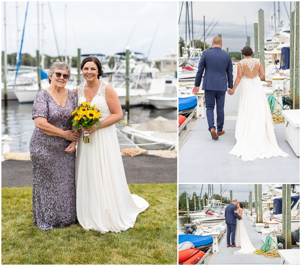 Haley + Eric | Married | Westerly Yacht Club - Polar Square Designs