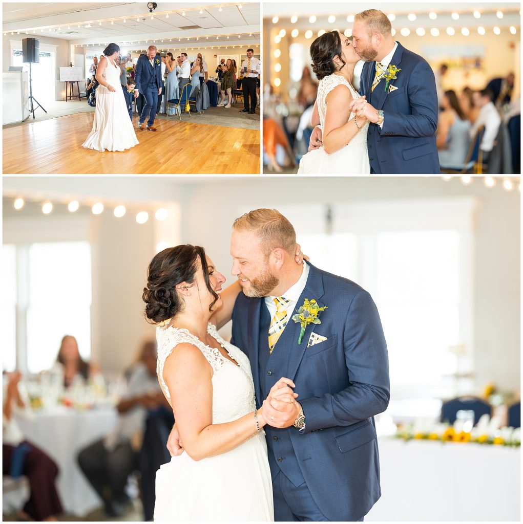 Haley + Eric | Married | Westerly Yacht Club - Polar Square Designs