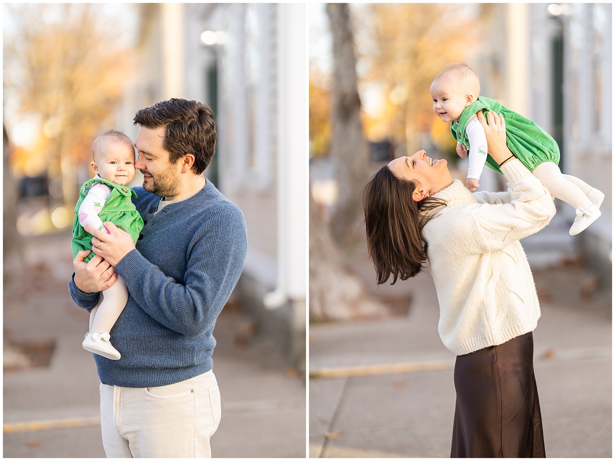 Hailey, Clayton + Poppy | Wickford Family Portrait - Polar Square Designs