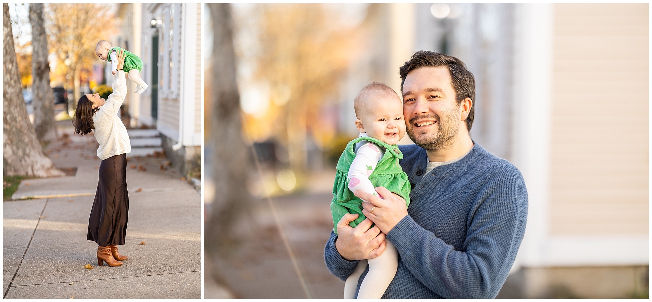 Hailey, Clayton + Poppy | Wickford Family Portrait - Polar Square Designs