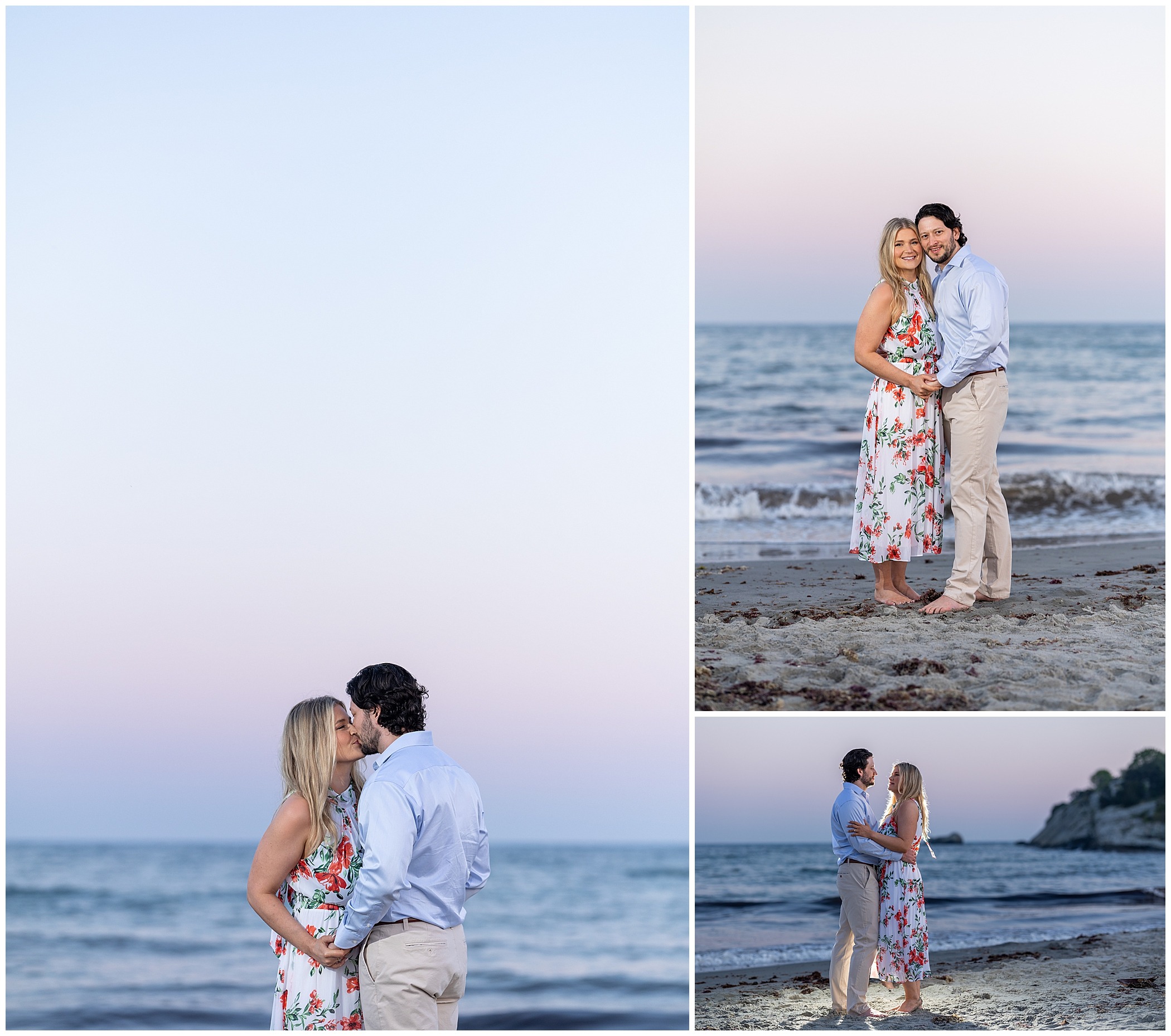 Rachel + Bryce | Engaged | Cliff Walk and Second Beach - Polar Square ...