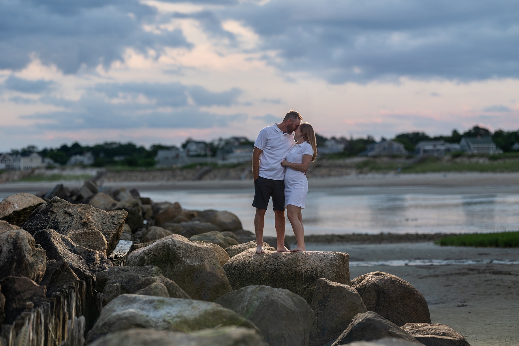 Alex + Andrew | Engaged | Cape Cod - Polar Square Designs