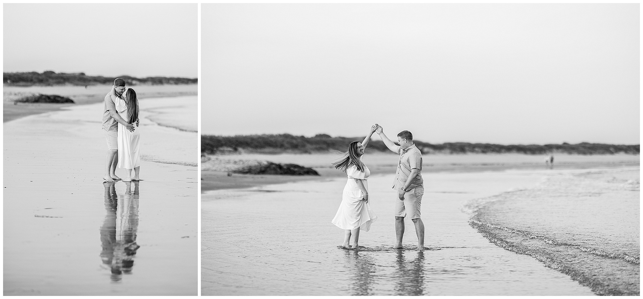 Alex + Brandon | Engaged | Newport RI - Polar Square Designs